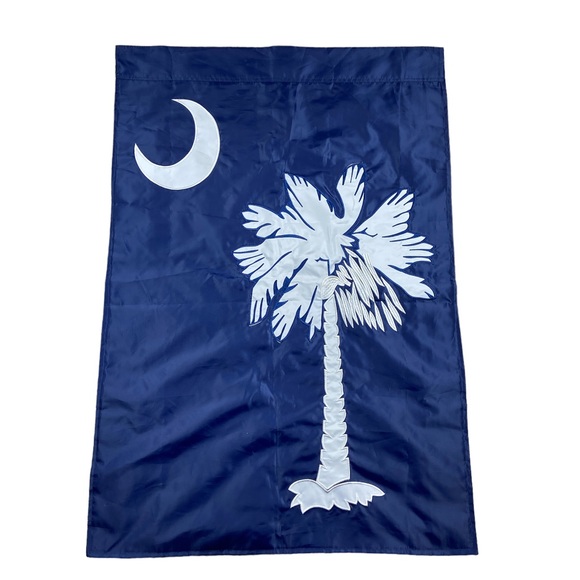 Wall Decor | South Carolina State Flag Palmetto Tree Embroidered Double ...